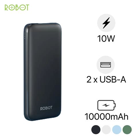 Pin Dự Phòng Robot 10000mah 10w Rt12 Chính Hãng Giá Rẻ