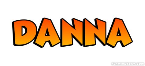 Danna Logo Free Name Design Tool From Flaming Text