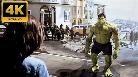 San Francisco Scene Hulk Smash Hulk 2003 Movie Clip 4k Смотреть