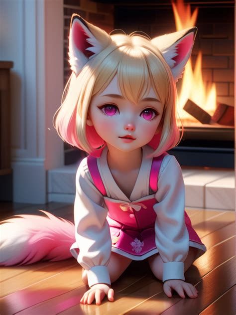Cute Adorable Foxgirl By Protonovadarkstar On Deviantart