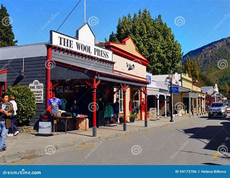 Arrowtown Historic Buildings New Zealand Editorial Photo Image Of