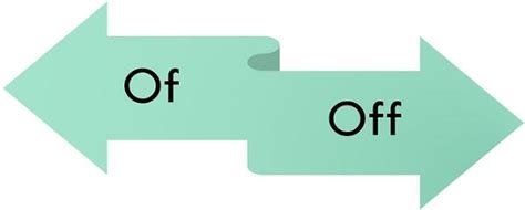 Difference Between Of And Off With Examples And Comparison Chart