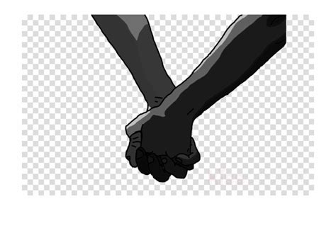 Couple Holding Hands Black And White Clip Art