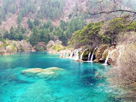 Premium Photo Blue Lakes At Jiuzhaigou National Park Sichuan