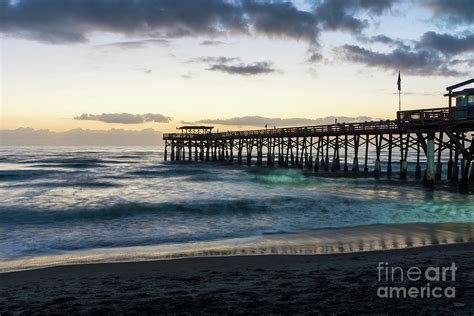 Blue Hour Sunrise Cocoa Beach Pier Photograph By Jennifer White Fine
