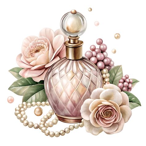 Vintage Perfume Bottle Clip Art