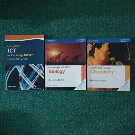 Cambridge Igcse Ict Biology Chemistry Revision Guide Books For Year 10 11 Hobbies And Toys