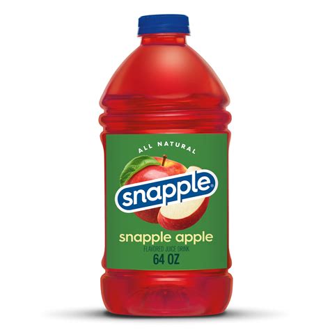 Snapple Flavored Apple Juice Drink 64 Fl Oz Bottle