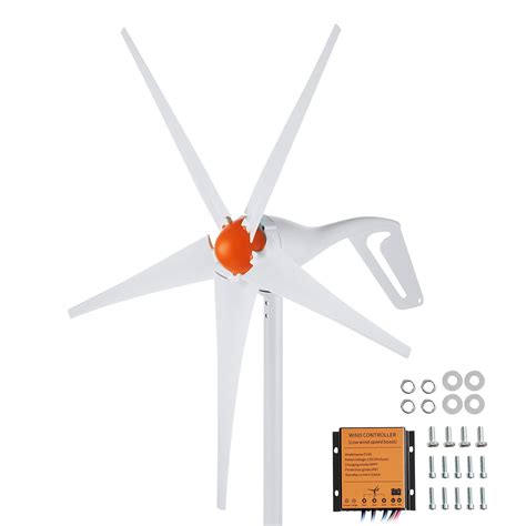 Kffkff Wind Turbine Generator 500w 12v Windmill Kit Quintuple Blade