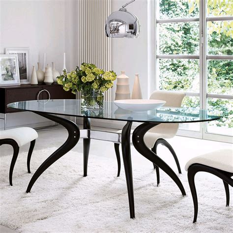 Oval Modern Dining Table Design Table Decoration