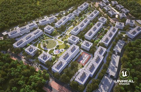 Ue5 Architecture Visualization Mid Scale High Density On Behance