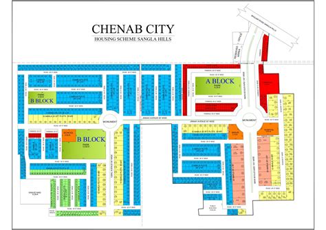 Chenab Citi Map Chenab Citi Sangla Hill