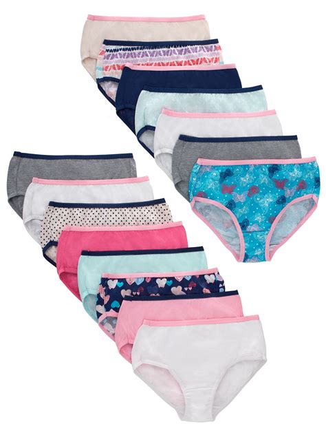 Hanes Girls Cotton Brief 14 1 Bonus Pack