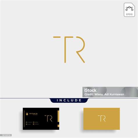 Vetores De Letra Tr Rt T R Symbol Design Vetor Simples E Mais Imagens
