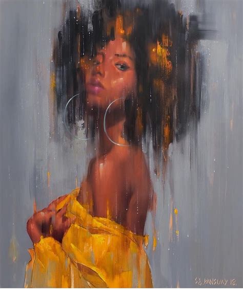 Brown Skin Painting Art Melanin Painting Black Art Aesthetic