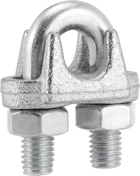 Mild Steel Silver Wire Rope Clamp 10 At ₹ 11 5 Piece In New Delhi Id 19723804612