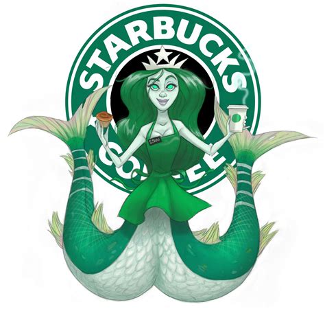 Artstation Starbucks Mermay~