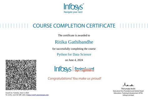 i m thrilled to share that i have completed the python for data