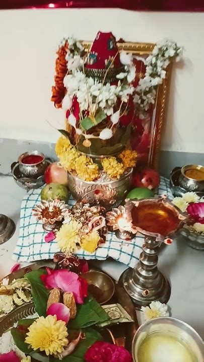 Varalakshmi Devi vratham in my home - YouTube
