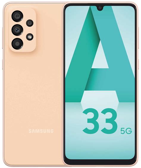 Samsung Смартфон Samsung Galaxy A33 5G 6/128GB Peach (SM-A336E/DS ...