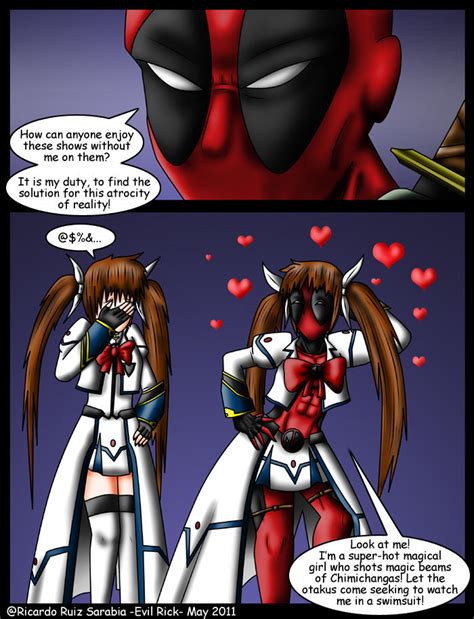 Deadpool And Nanoha Issue 1 By Evil Rick On Deviantart