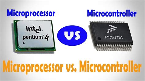 Difference Between A Microprocessor Microcontroller And A