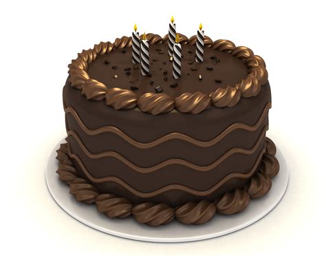 Chocolate Birthday Cake Clip Art