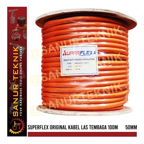 Jual Powerflex Power Flex Welding Cable Kabel Las Tembaga 50mm 100 Mtr Kota Surabaya Sanur