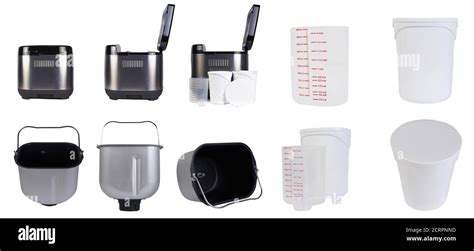 Bread Maker Isolated On White Background Home Electronic