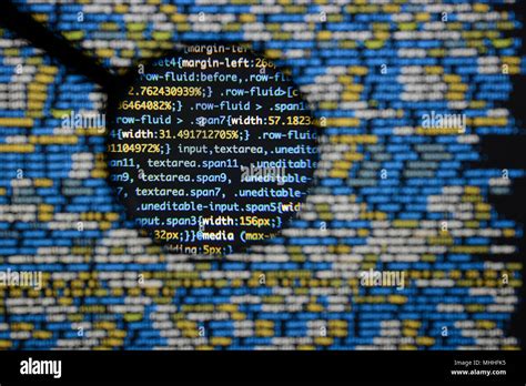 Real Css Code Developing Screen Programing Workflow Abstract Algorithm