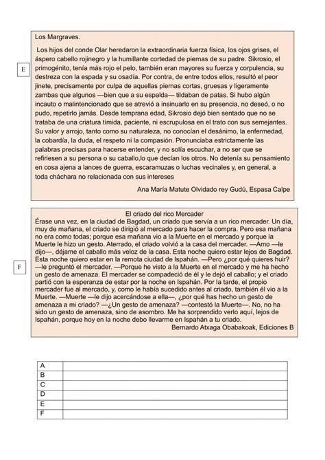 Tipos De Textos Free Interactive Worksheets 430812