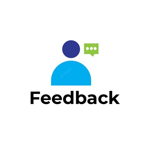 Premium Vector Feedback Minimal Logo Design