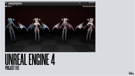 3d Model Succubus Lily Game Ready Vr Ar Low Poly Cgtrader