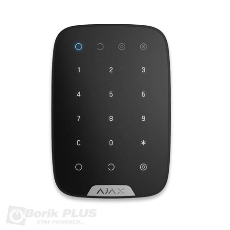 Ajax Keypad Bl Bežična Tastatura Crna Borik Plus Alarmni Sistem Paradox