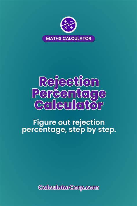 Rejection Percentage Calculator