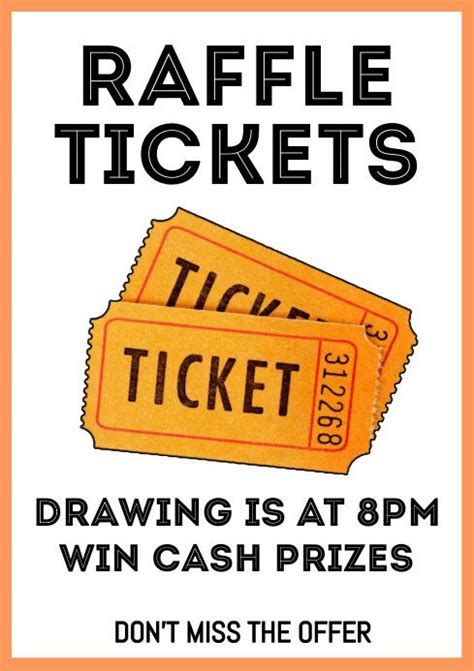 Raffle Tickets Template Contest Poster Poster Template Poster