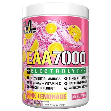 Evlution Nutrition Eaa 7000 Electrolytes Pink Lemonade Hercules Supplements Egypt