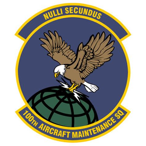 100th Aircraft Maintenance Squadron Patch