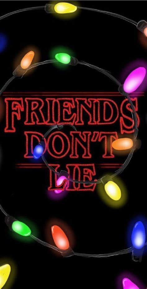 Friends Dont Lie Stranger Things Wallpaper Stranger Things Fanart