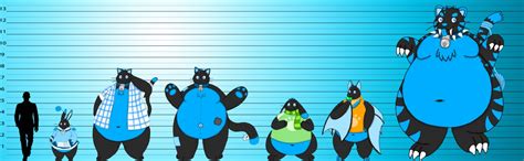 Many Sides Of Inktail Size Comparison By Inktail