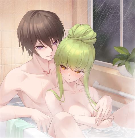 Rule 34 1boy 1girls 2immortals Aoba Aratame Ni Bathtub Big Breasts C