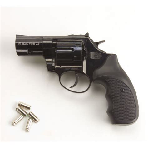 357 Magnum Revolver Black