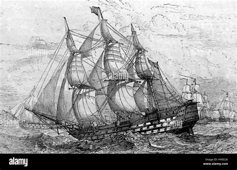 Engraving Of A Galleon Engraving Banque De Photographies Et Dimages à