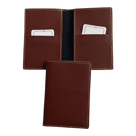 Passport Cover Indian Faux Leather Brown Rightmarc