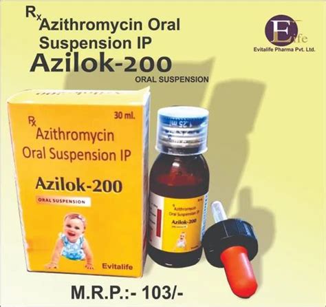 Azithromycin 200 Mg Drop 200mg5ml At ₹ 70bottle In Baddi Id