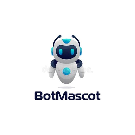 Robot Chatbot Icon Sign Realistic Style Logo Design Vector Illustration
