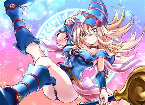 Hato Maron Dark Magician Girl Yu Gi Oh Yu Gi Oh Duel Monsters Highres 1girl Ass Bare
