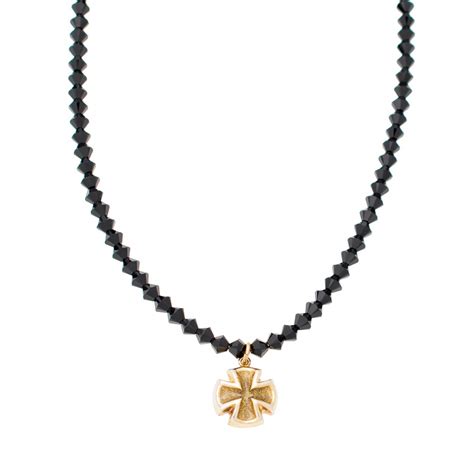 Gregio Κολιέ επιχρυσωμένο με Σταυρό K03226917