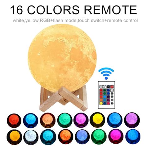 3d Print Moon Lamp Rechargeable Touch Moon Lamp Led Night Light