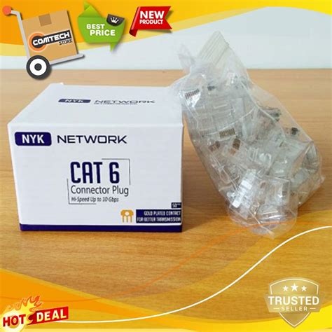 Jual Connector Rj Cat Nyk Cat Isi Pcs Nyk Original Nyk Shopee Indonesia